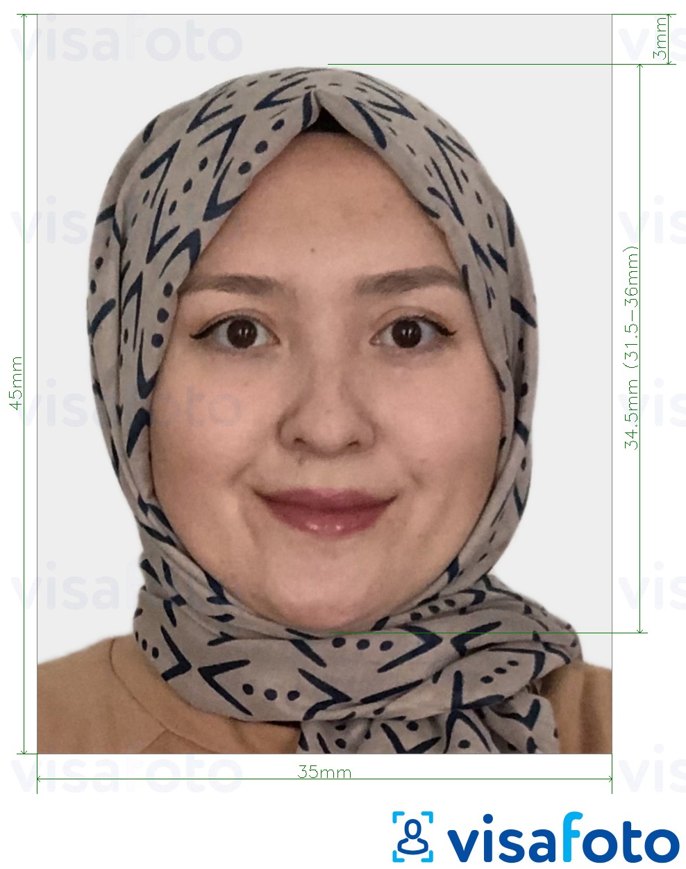 Indonesia Visa Photo 35x45 Mm Size Tool Requirements